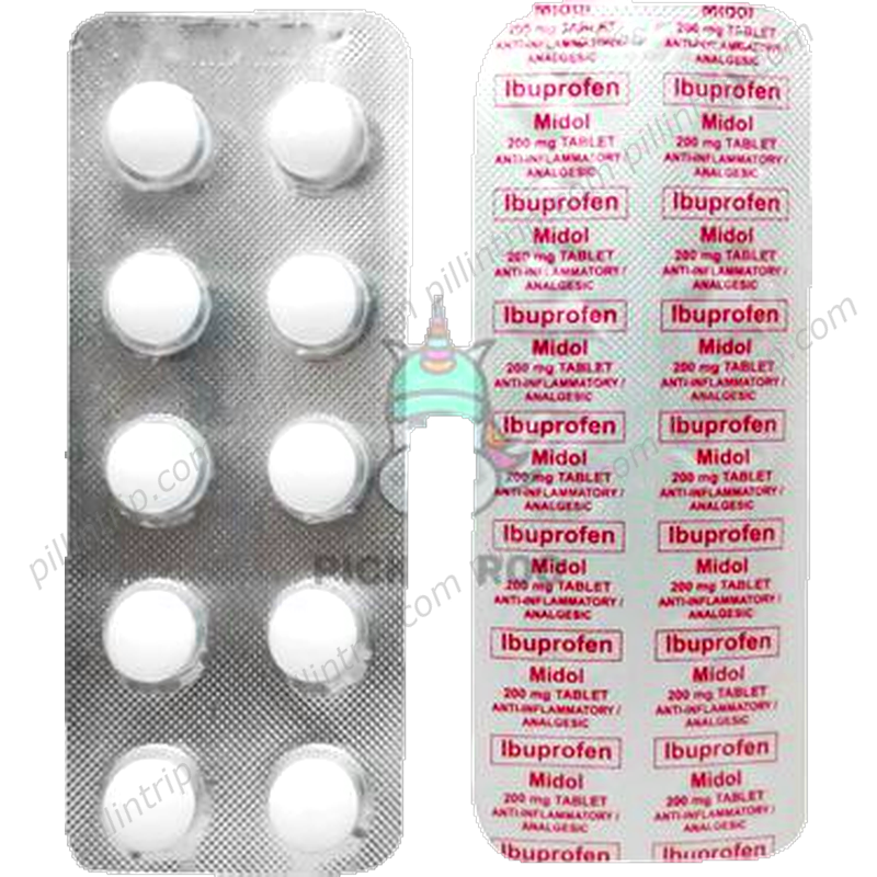 Midol Ibuprofen : Kullanımı, Yan Etkileri, Etkileşimler, Dozaj / Pillintrip