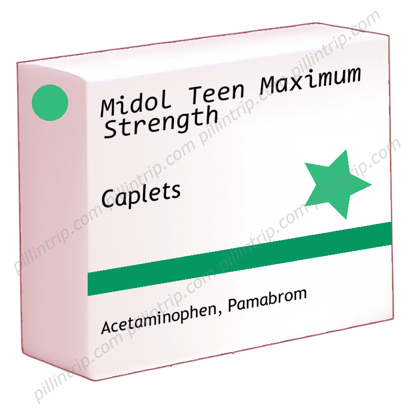 Midol Teen Maximum Strength : Uses, Side Effects, Interactions, Dosage ...