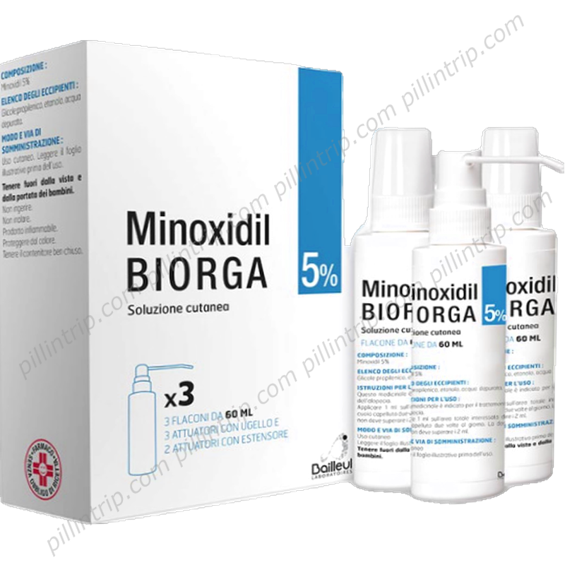 Minoxidil Biorga 5% : Uses, Side Effects, Interactions, Dosage / Pillintrip