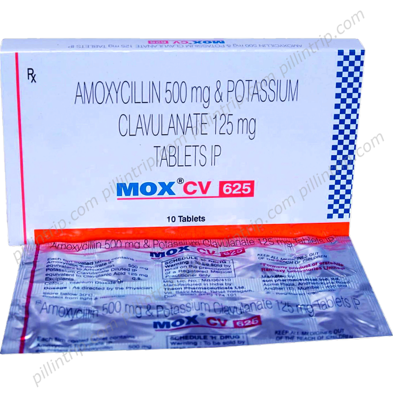Mox CV : Uses, Side Effects, Interactions, Dosage / Pillintrip