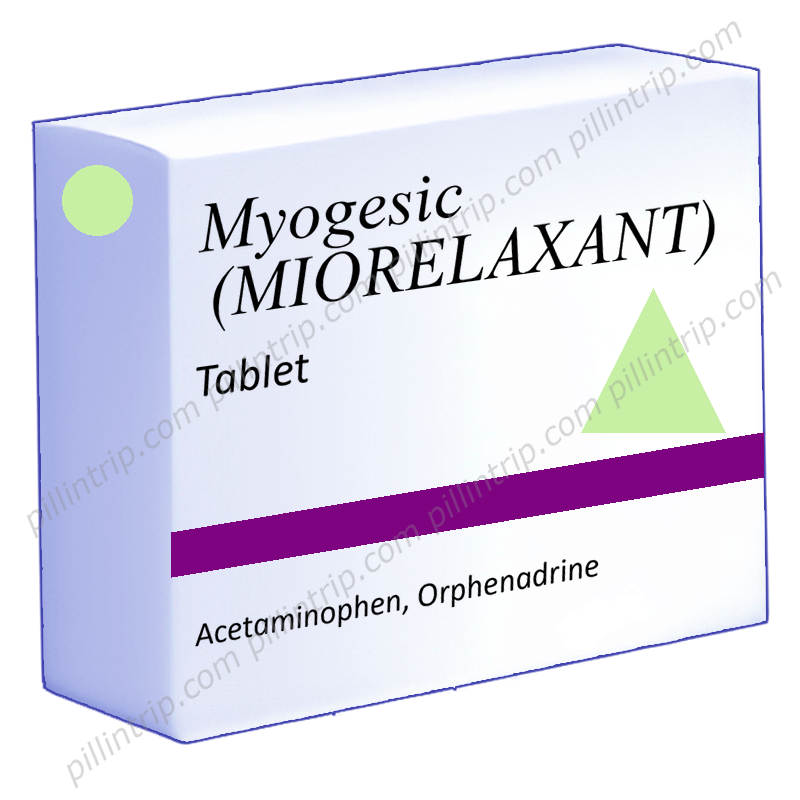 Myogesic (MIORELAXANT) : Uses, Side Effects, Interactions, Dosage ...