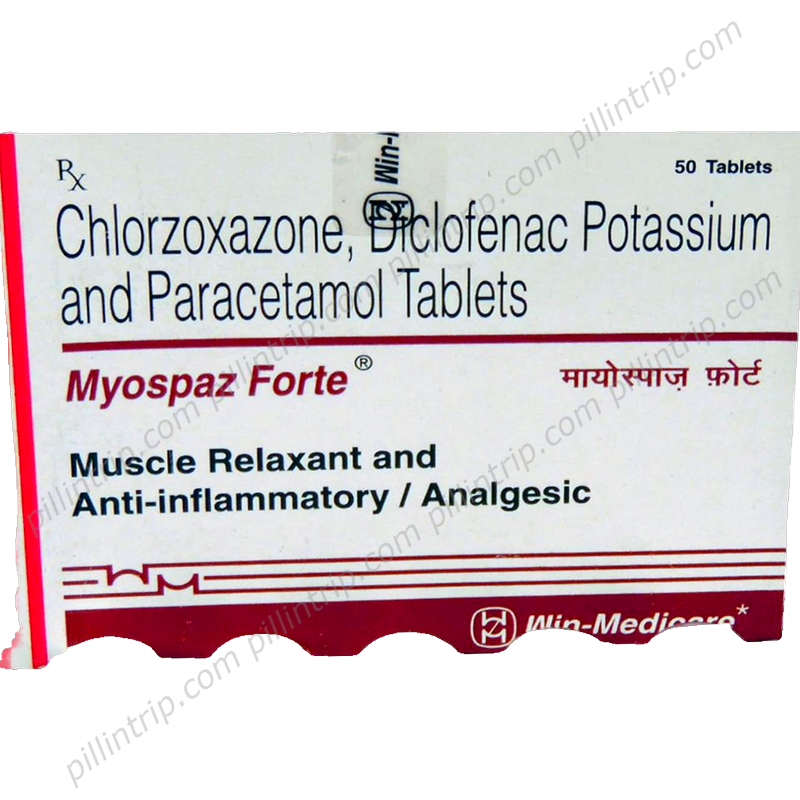 Myospaz Forte : Uses, Side Effects, Interactions, Dosage / Pillintrip