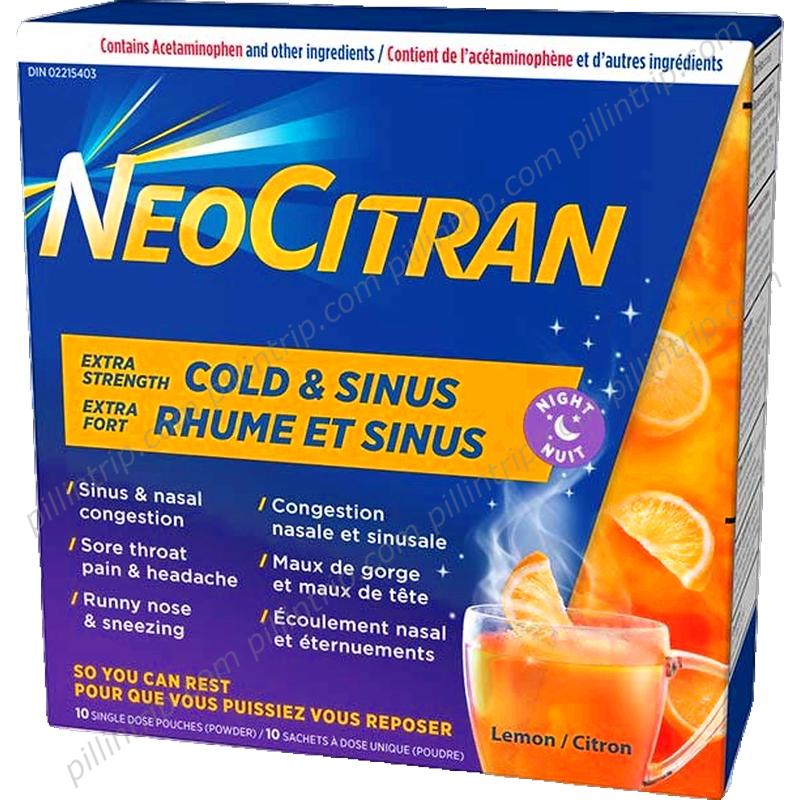 Neo Citran : Usos, Efectos Secundarios, Interacciones, Dosis / Pillintrip