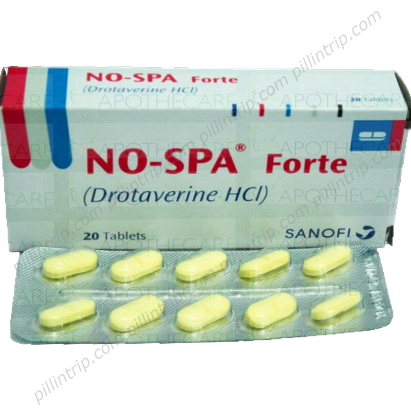 No-Spa forte : Utilisations, Effets Secondaires, Interactions ...