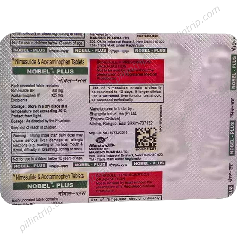 Nobel PLUS : Uses, Side Effects, Interactions, Dosage / Pillintrip