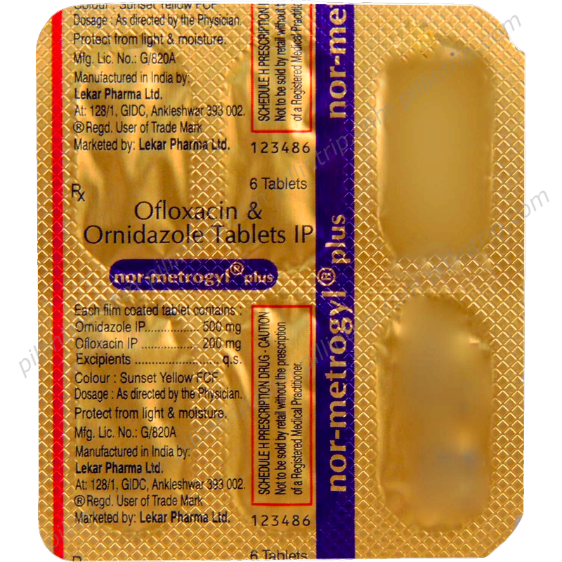 Nor METROGYL PLUS : Uses, Side Effects, Interactions, Dosage / Pillintrip