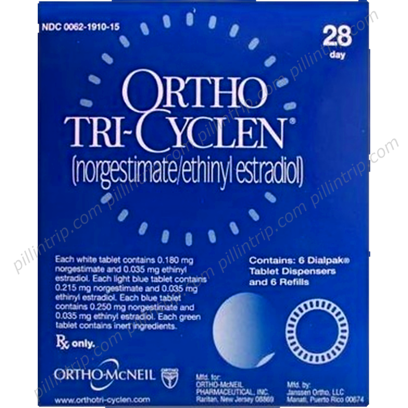 Ortho Tri Cyclen : Uses, Side Effects, Interactions, Dosage / Pillintrip