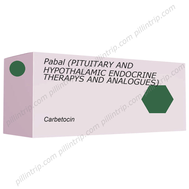 Pabal (PITUITARY AND HYPOTHALAMIC ENDOCRINE THERAPYS AND ANALOGUES ...