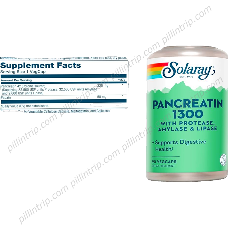 Pancreatin 1300 : Anwendung, Nebenwirkungen, Wechselwirkungen ...