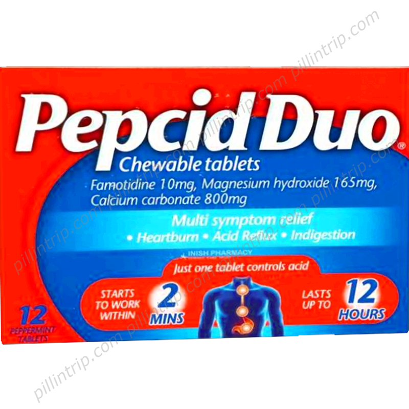 Pepcid Duo : Применение, Побочные Эффекты, Взаимодействие, Дозировка ...
