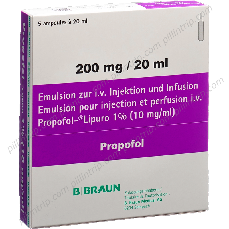 Propofol Lipuro : Usos, Efectos Secundarios, Interacciones, Dosis ...