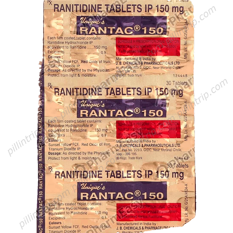 Rantac 150 : Uses, Side Effects, Interactions, Dosage / Pillintrip