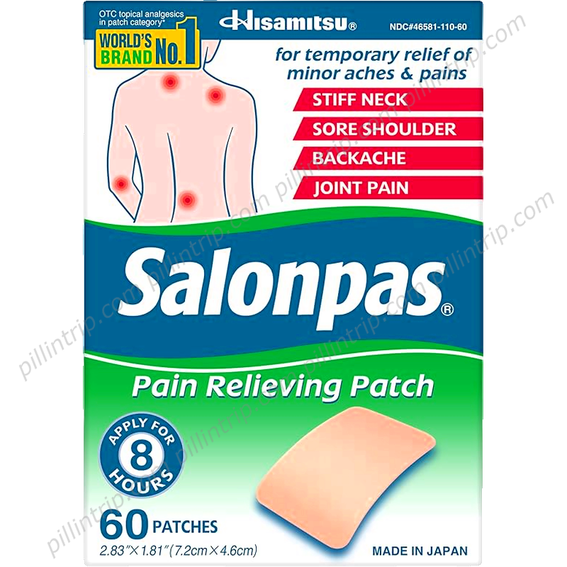 Salonpas Patch : Uses, Side Effects, Interactions, Dosage / Pillintrip