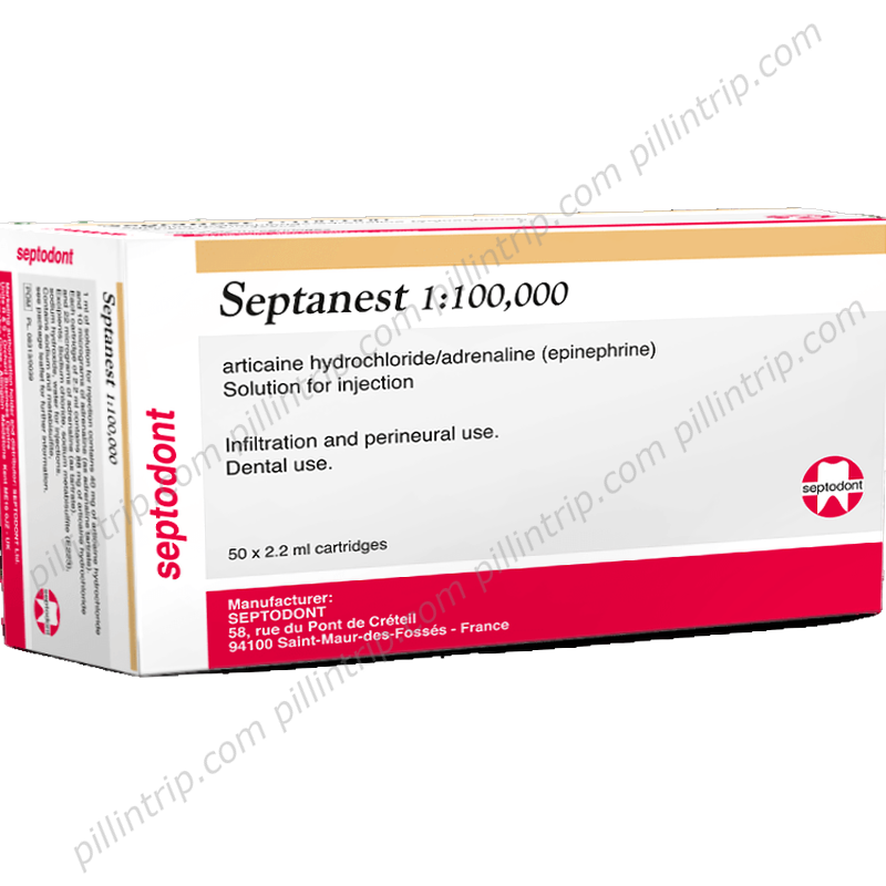 Septanest (Articaine_Norepinephrine) : Применение, Побочные Эффекты ...
