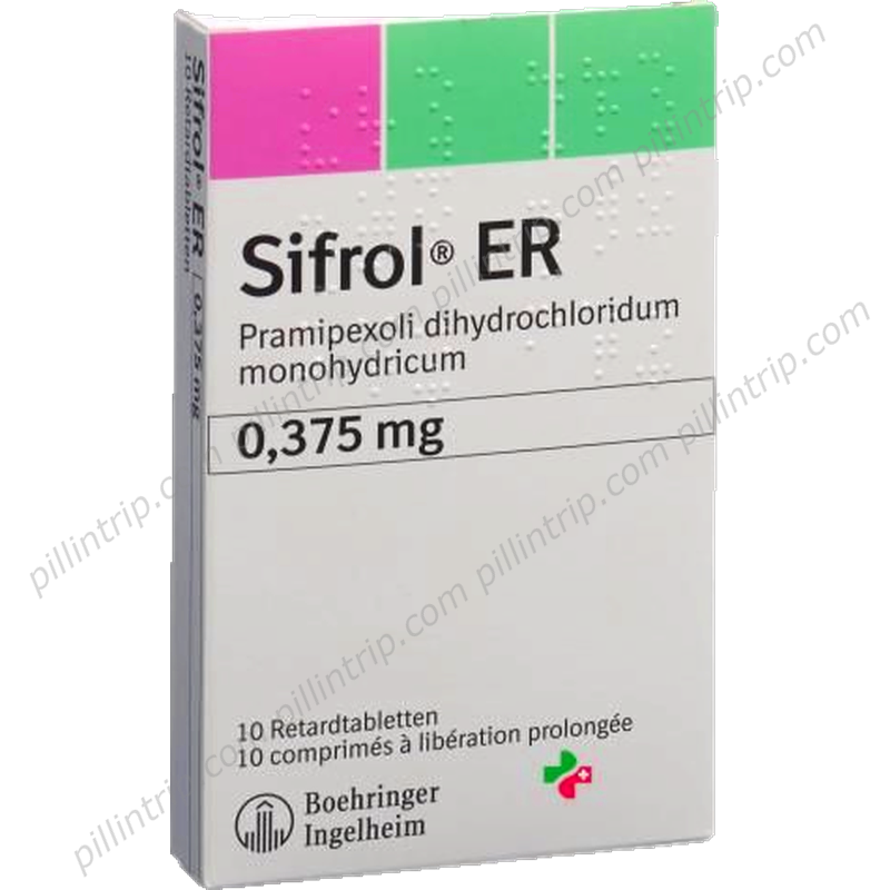 Sifrol ER : Uses, Side Effects, Interactions, Dosage / Pillintrip