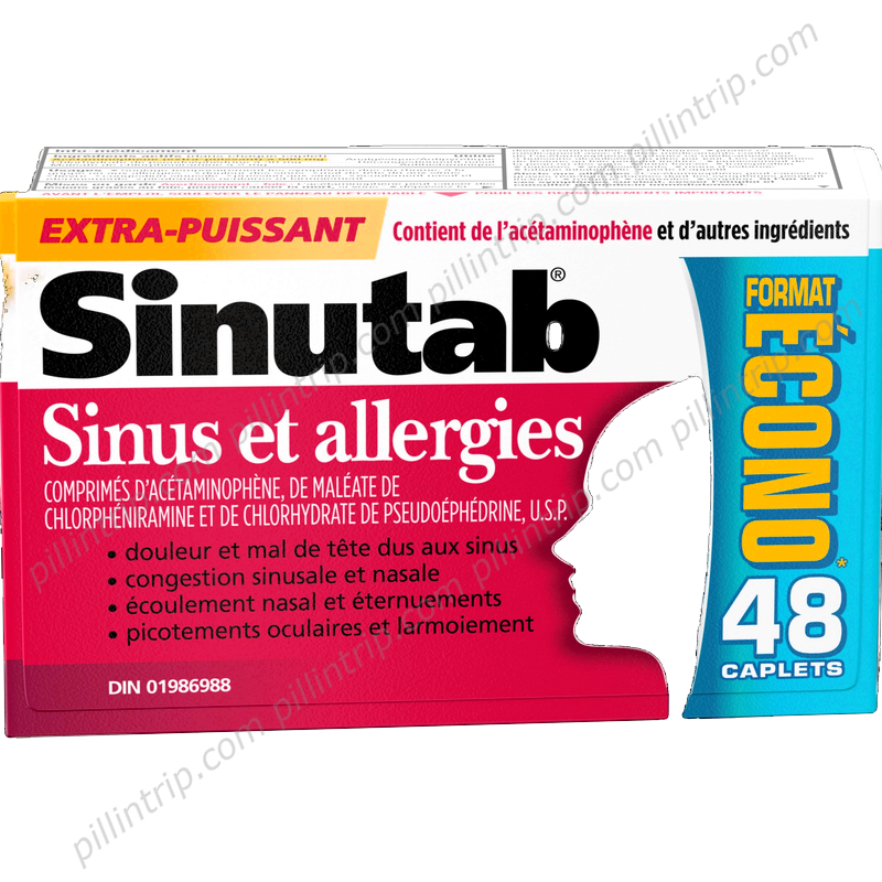 Sinutab Sinus Allergy : Uses, Side Effects, Interactions, Dosage ...