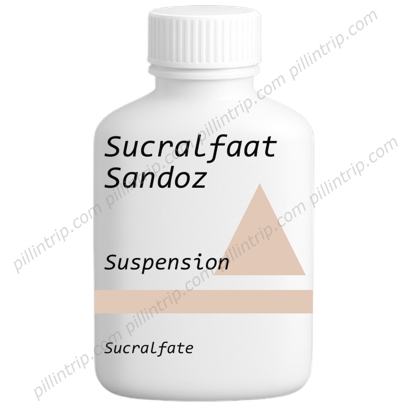 Sucralfaat Sandoz : Uses, Side Effects, Interactions, Dosage / Pillintrip