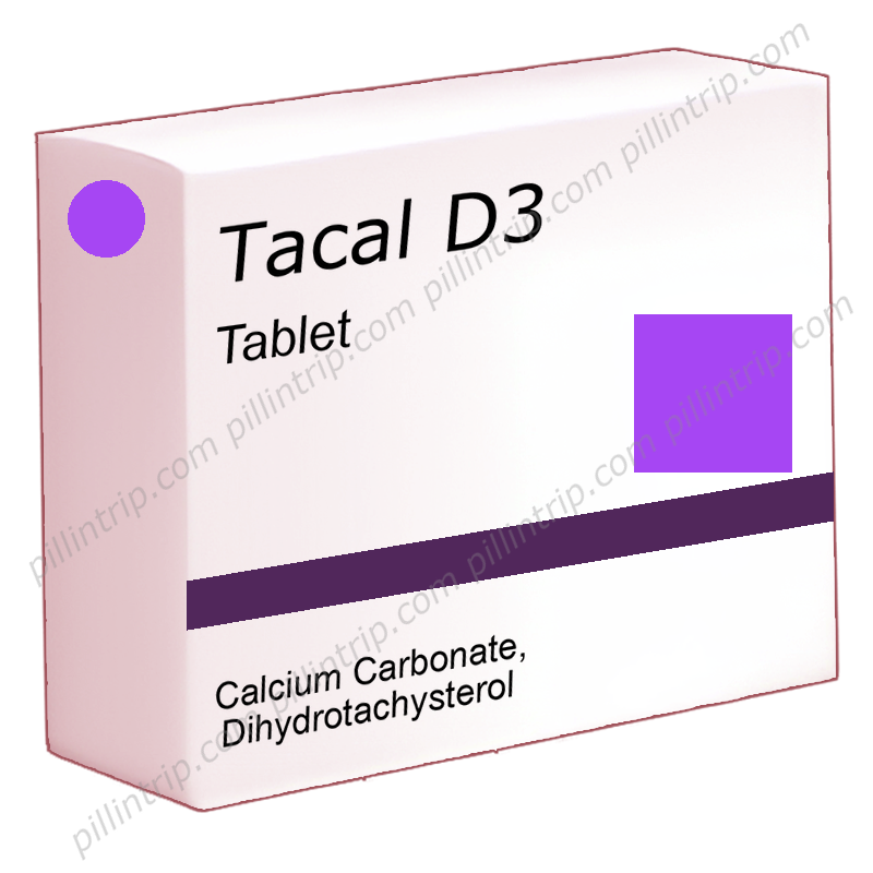 Tacal D3 : Usos, Efectos Secundarios, Interacciones, Dosis / Pillintrip