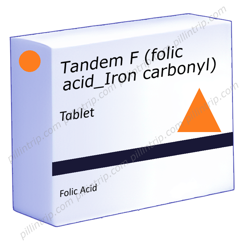 Tandem F (folic acid_Iron carbonyl) : Применение, Побочные Эффекты ...