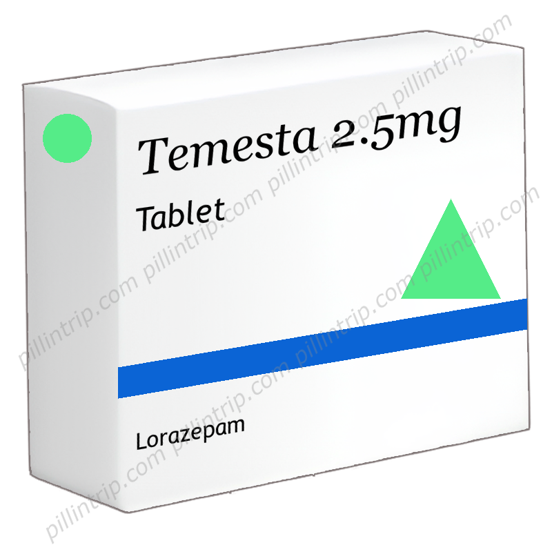Temesta 2.5mg : Uses, Side Effects, Interactions, Dosage / Pillintrip