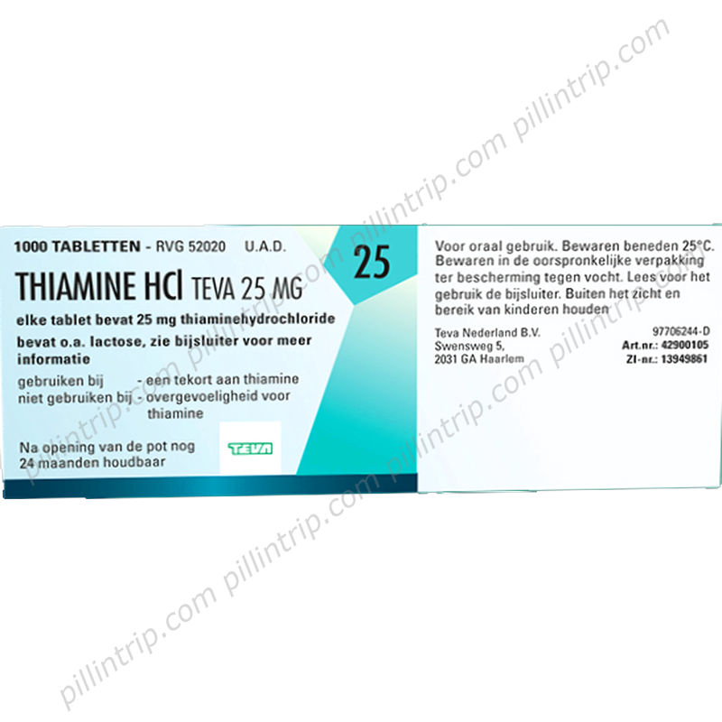 Thiamine HCl Teva : Usos, Efectos Secundarios, Interacciones, Dosis ...