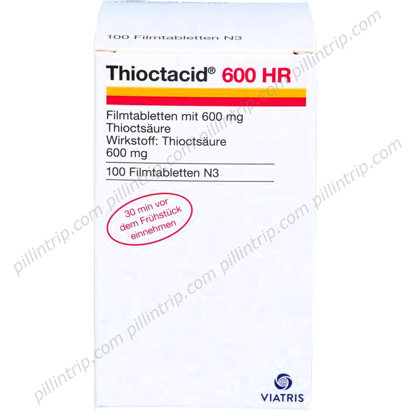 Thioctacid 600 HR : Uses, Side Effects, Interactions, Dosage / Pillintrip