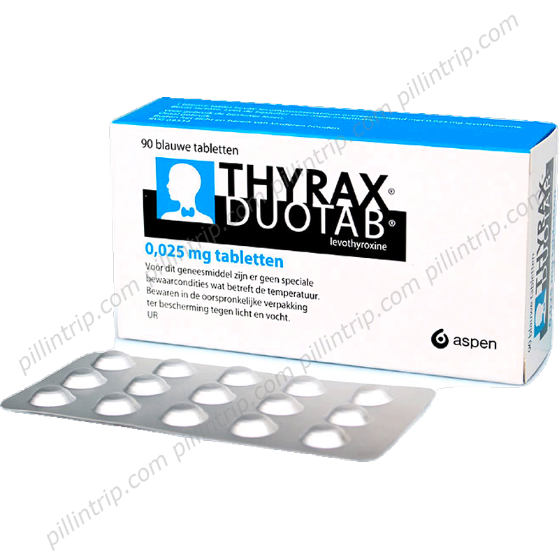 Thyrax Duotab : Uses, Side Effects, Interactions, Dosage / Pillintrip