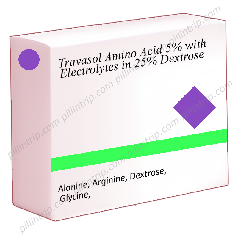 Travasol Amino Acid 5% with Electrolytes in 25% Dextrose : Uses, Side ...