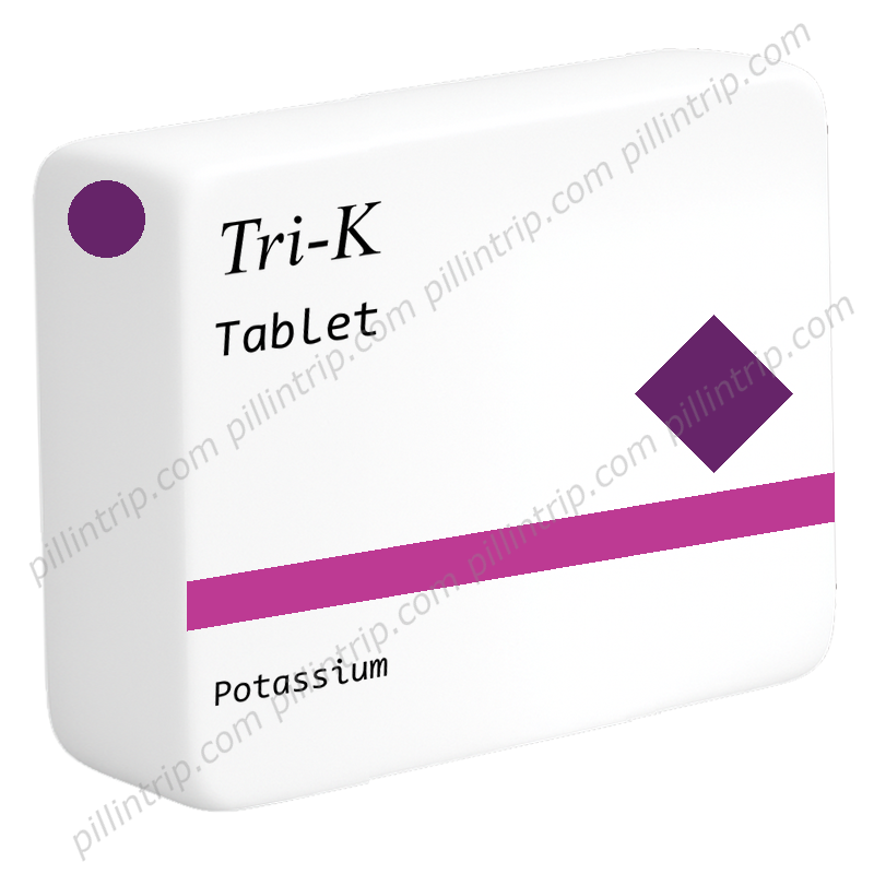 Tri-K : Usos, Efectos Secundarios, Interacciones, Dosis / Pillintrip