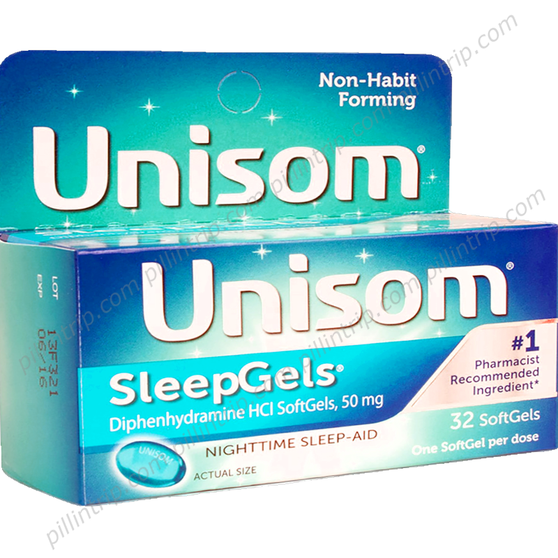 Unisom Sleepgels Maximum Strength : Usos, Efectos Secundarios ...