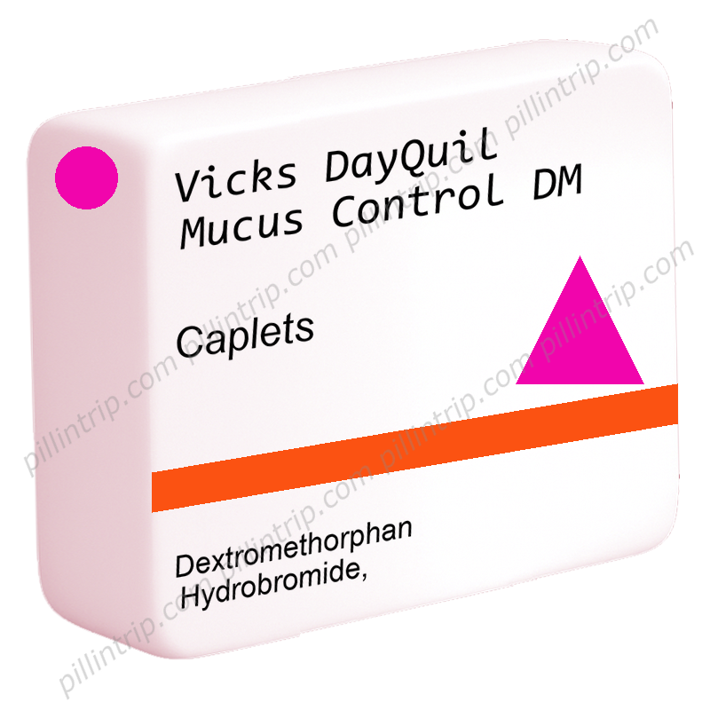 Vicks DayQuil Mucus Control DM : Применение, Побочные Эффекты ...