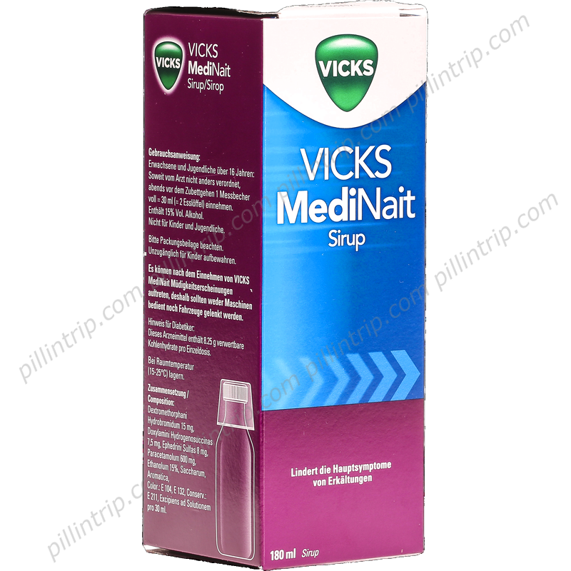 Vicks Medinait : Uses, Side Effects, Interactions, Dosage / Pillintrip