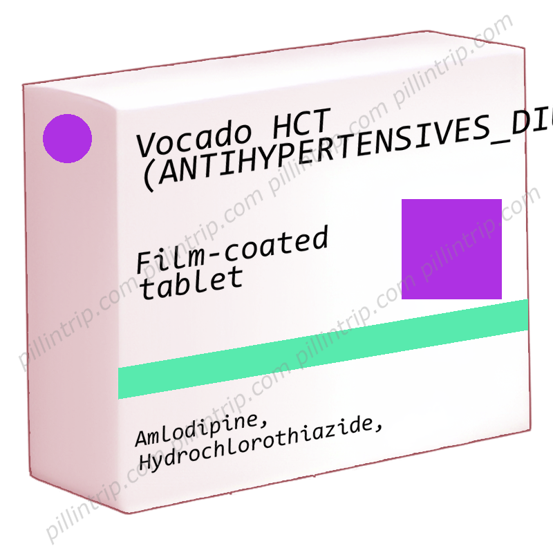 Vocado HCT (ANTIHYPERTENSIVES_DIURETICS) : Usos, Efectos Secundarios ...