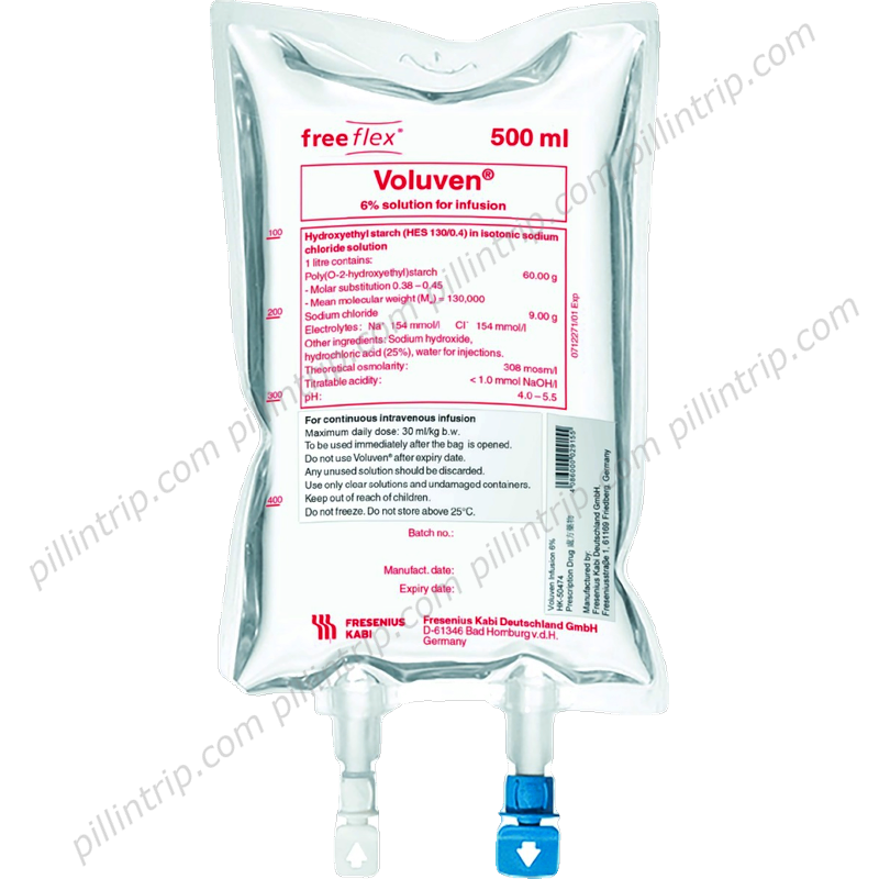 Voluven Fresenius : Usos, Efectos Secundarios, Interacciones, Dosis ...