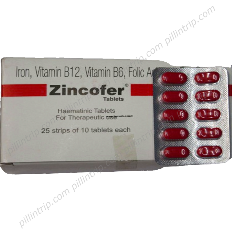 Zincofer Tablet : Uses, Side Effects, Interactions, Dosage / Pillintrip